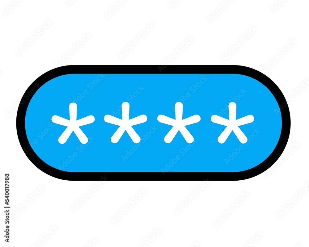 Password pin code security code sign icon Stock-Illustration | Adobe Stock