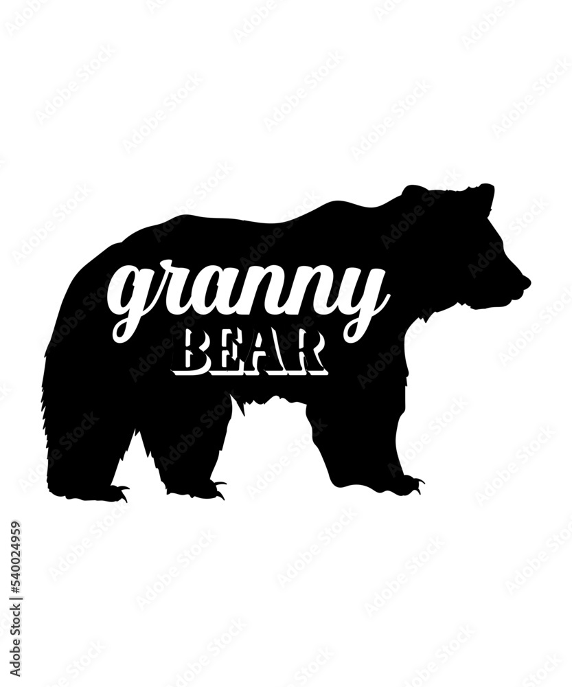 Bear SVG, Animal Svg, Wild bears svg, Bear Clipart, Bear Silhouette ...