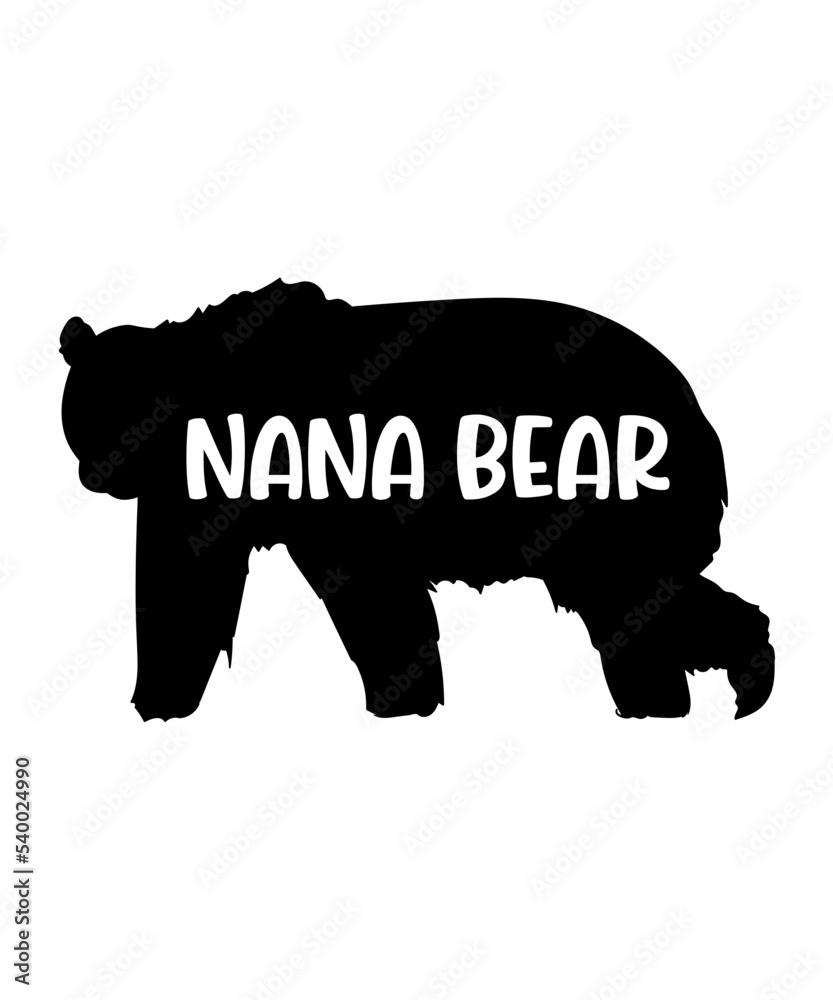Bear SVG, Animal Svg, Wild bears svg, Bear Clipart, Bear Silhouette ...