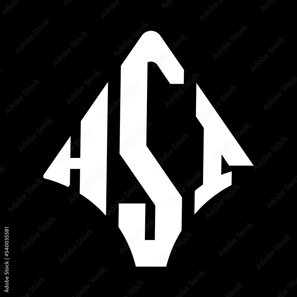 HSI logo. HSI logo letter logo design vector image. HSI letter logo ...