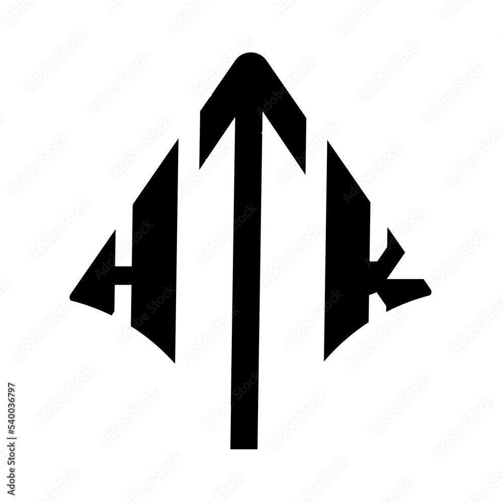 HTK logo. HTK logo letter logo design vector image. HTK letter logo ...