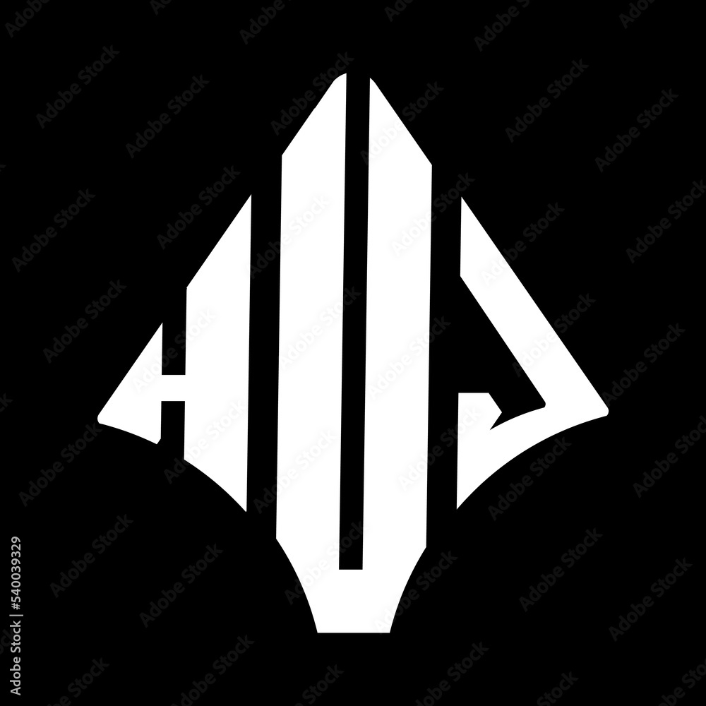 HVJ logo. HVJ logo letter logo design vector image. HVJ letter logo ...