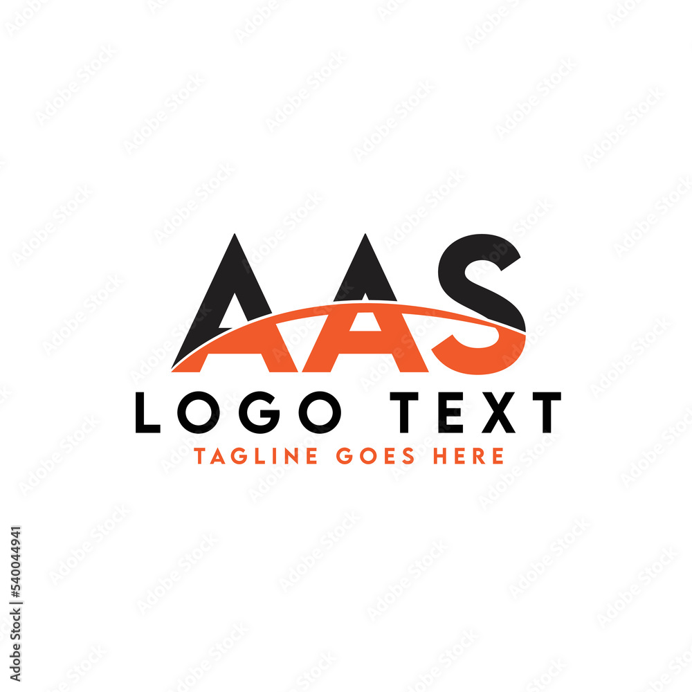 Letter AAS logo design vector template, AAS logo Stock Vector | Adobe Stock