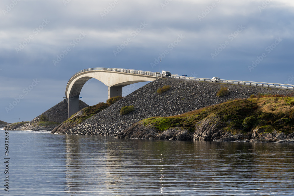 Storseisundet Bridge, the main attraction of the Atlantic road in ...