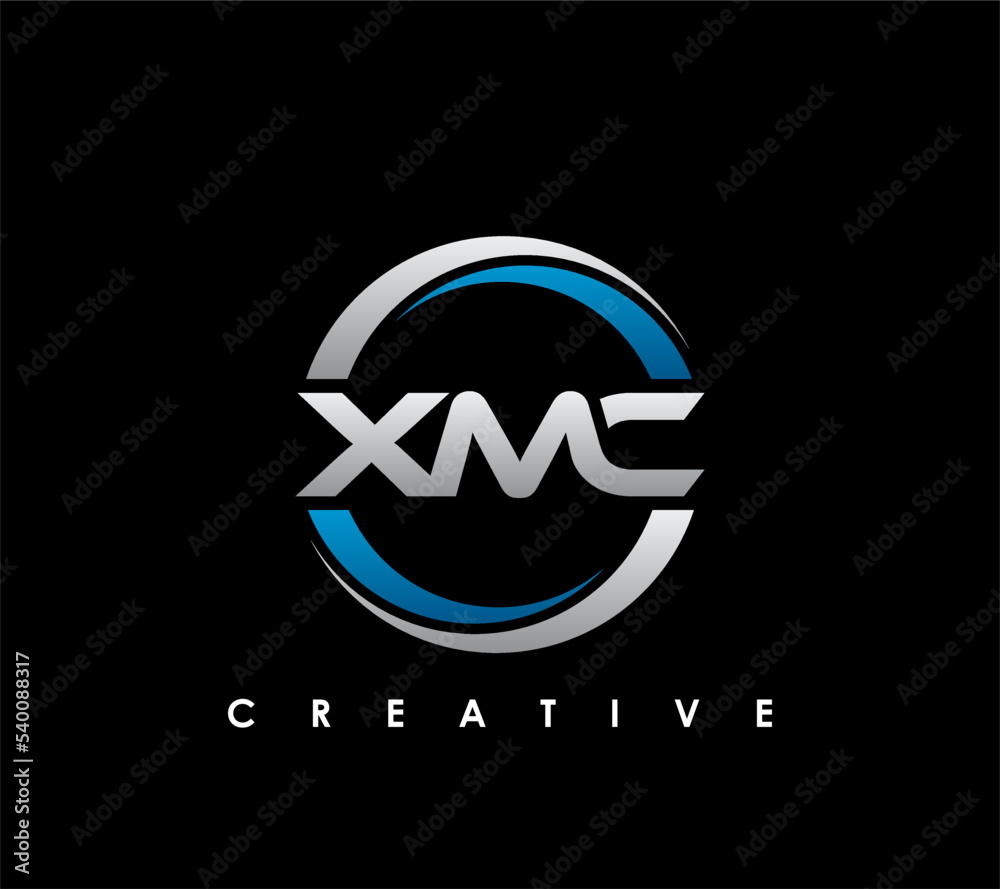 XMC Letter Initial Logo Design Template Vector Illustration Stock ...
