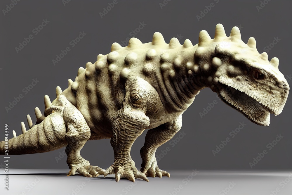 Pachycephalosaurus, dinosaur from the Late Cretaceous period, isolated ...