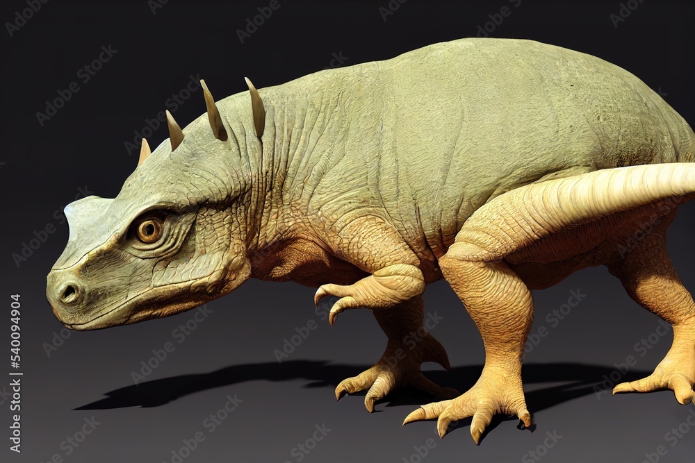 Protoceratops, dinosaur from the Late Cretaceous period, 3d paleoart ...