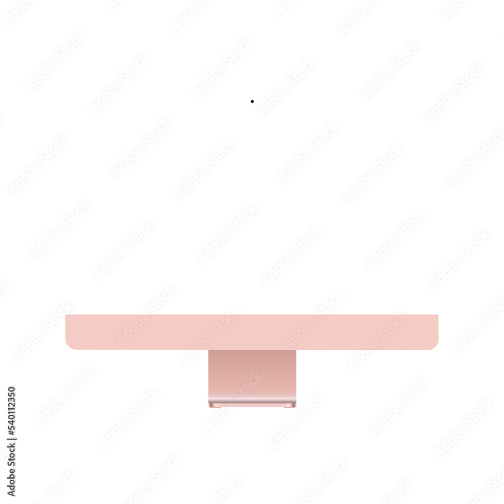 Apple Mac Pink Transparent Background PNG Stock Photo | Adobe Stock