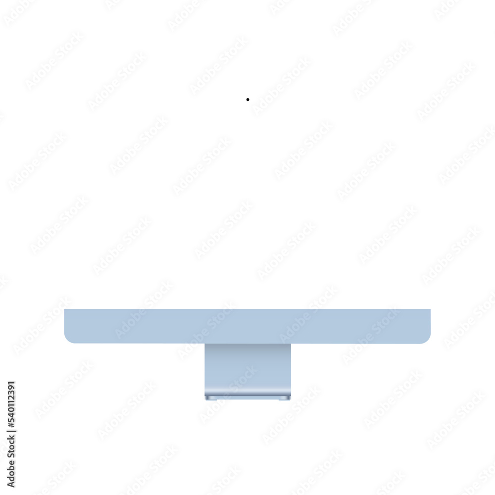 Apple Mac Blue Transparent Background PNG Stock Photo | Adobe Stock