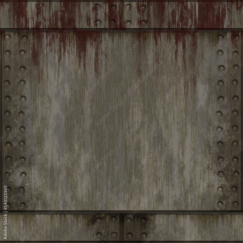 Seamless Metal Wall Texture