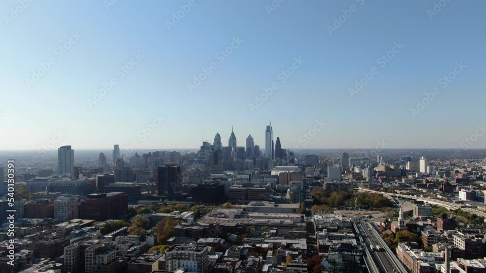 Philadelphia, United States of America. Philadelphia office towers in ...