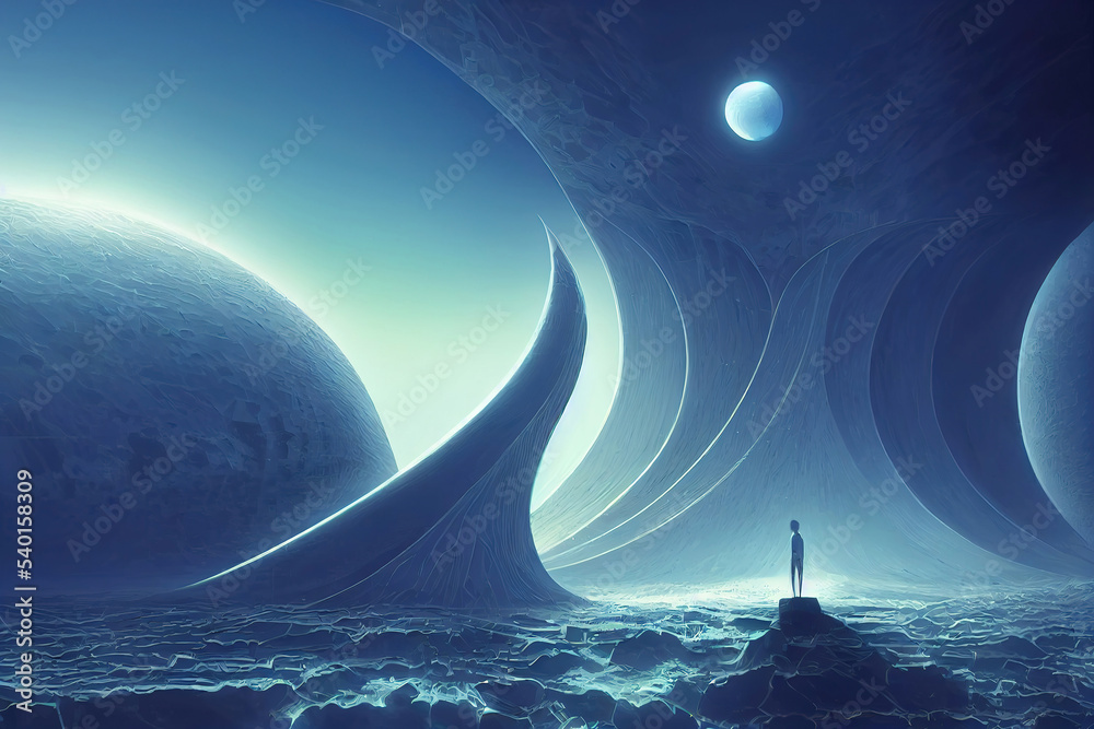 Sci Fi Alien Planets Landscape
