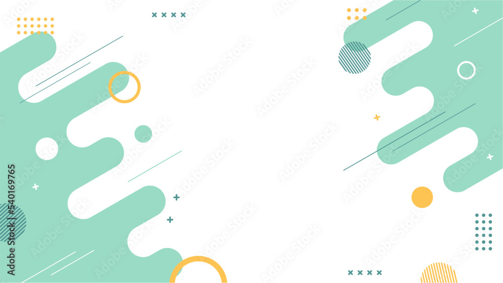 Simple pastel background vector with abstract shapes. Suitable for ...