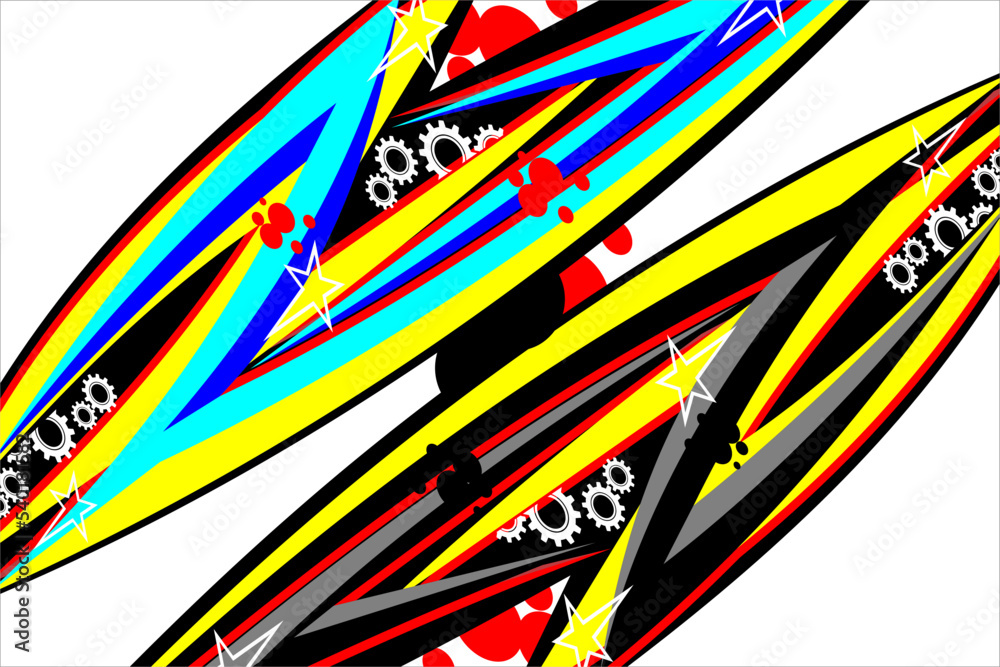 vector racing background design with unique patterns and combinations ...