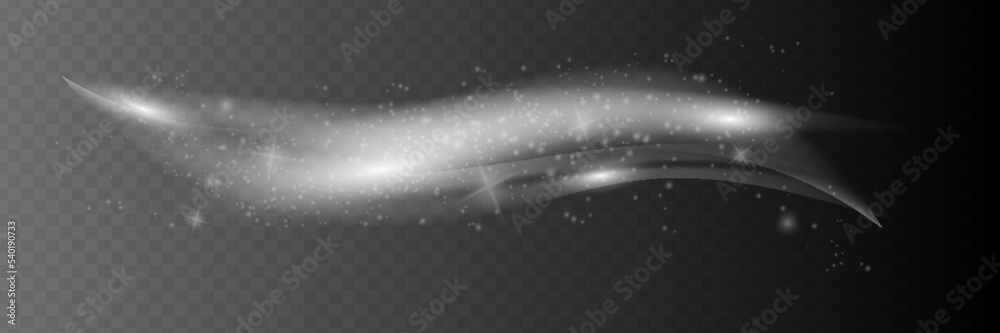 Golden glowing shiny lines effect vector background. Luminous white ...