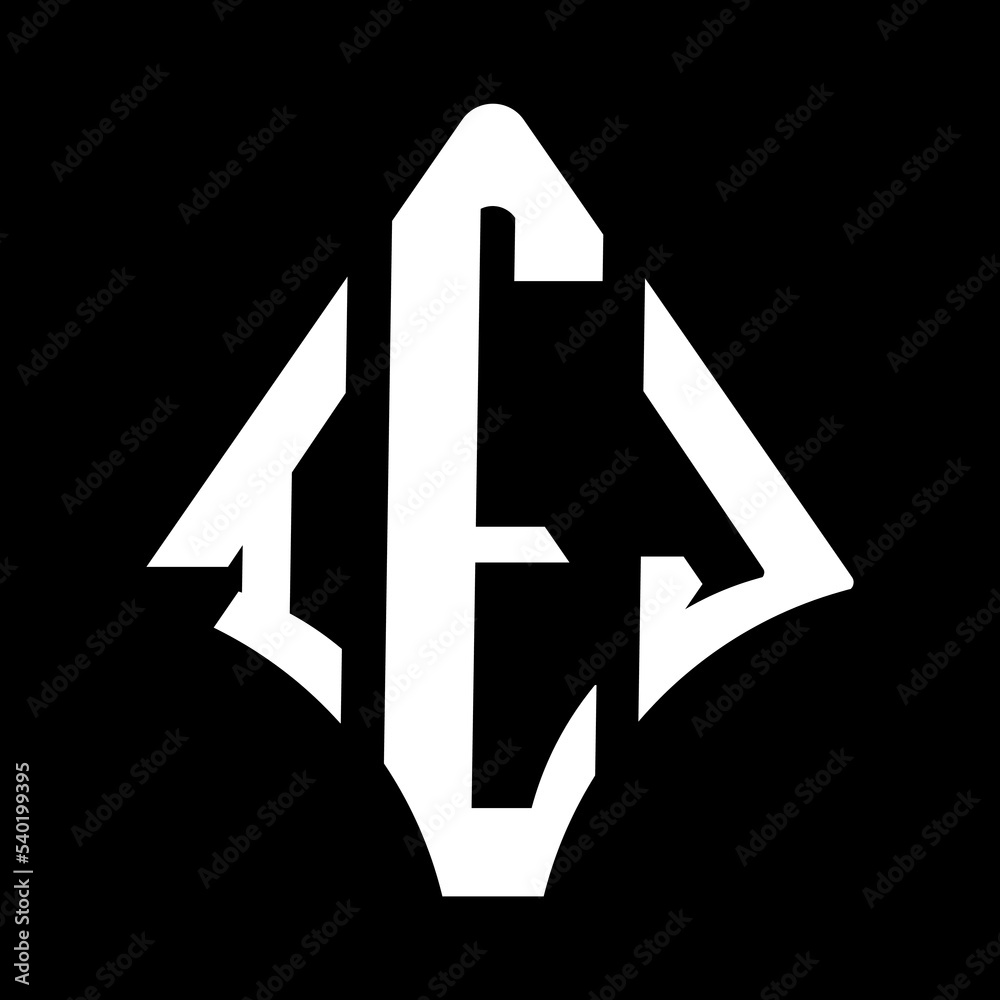 IEJ logo. IEJ logo letter logo design vector image. IEJ letter logo ...