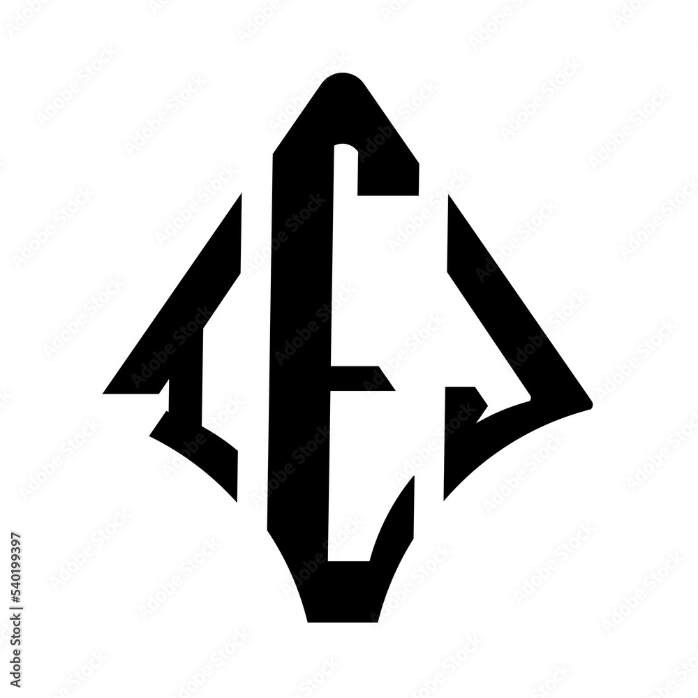 IEJ logo. IEJ logo letter logo design vector image. IEJ letter logo ...