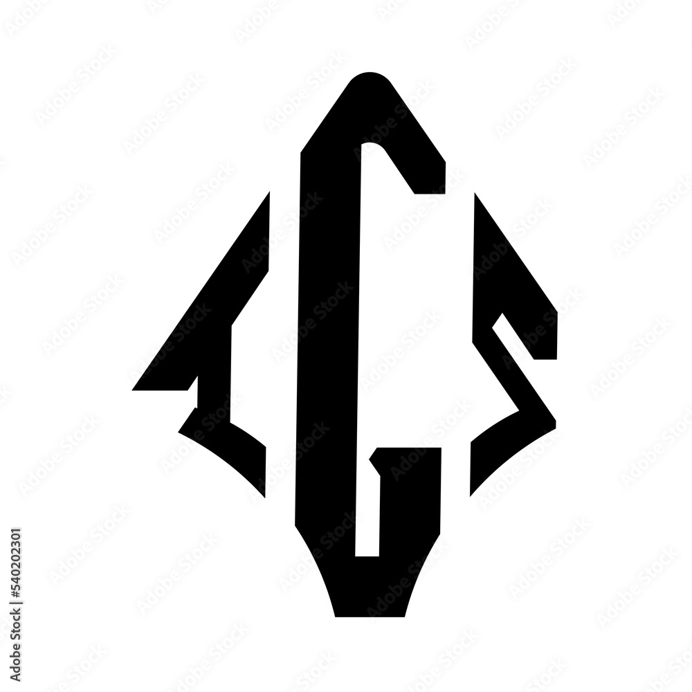 IGS logo. IGS logo letter logo design vector image. IGS letter logo ...