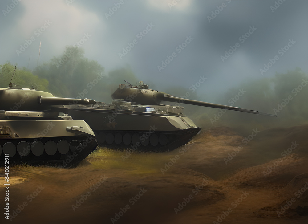 Naklejka History Isolated War Power Heavy Turret Howitzer Army Armor ...