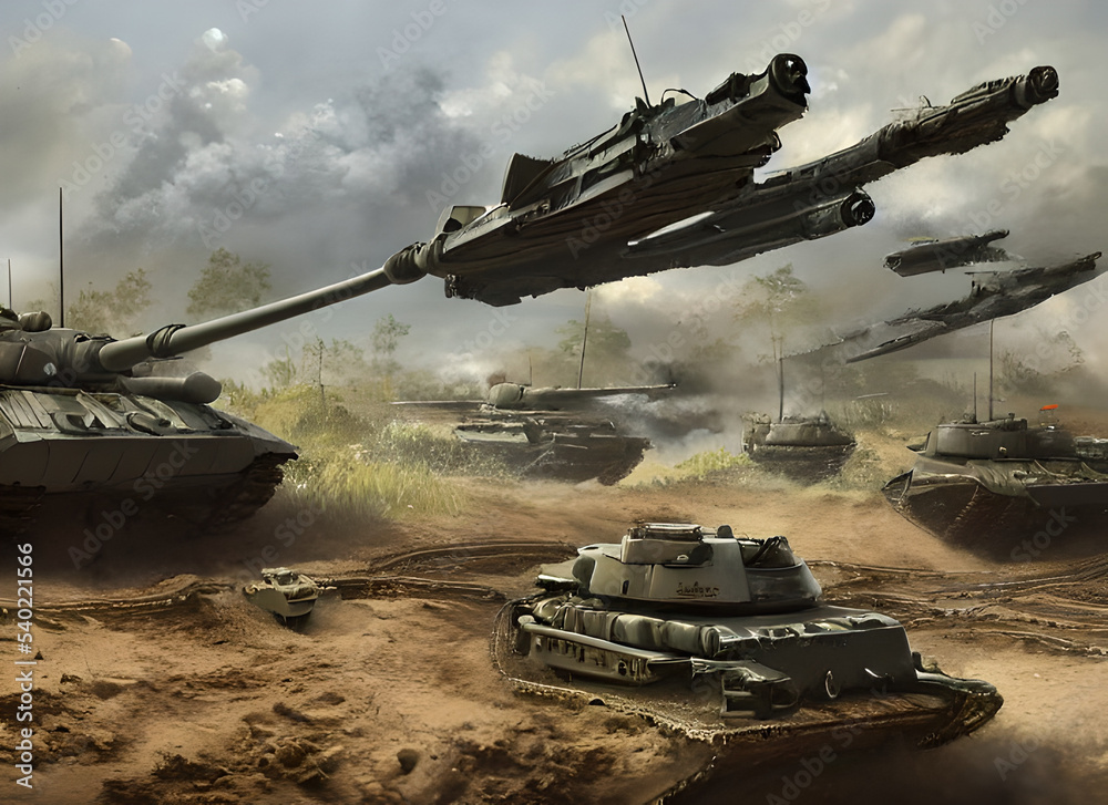 Armored Isolated Armed Battle Tank Heavy War Forces Russia Armor ...