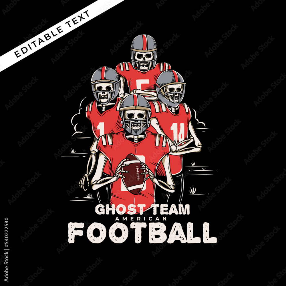 American Football Team Vector