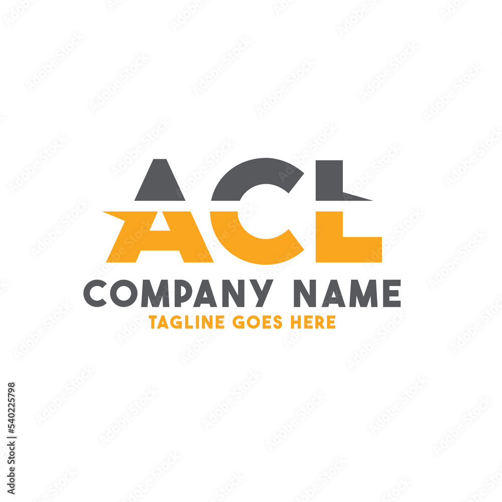 Letter ACL logo design vector template, ACL logo Stock Vector | Adobe Stock