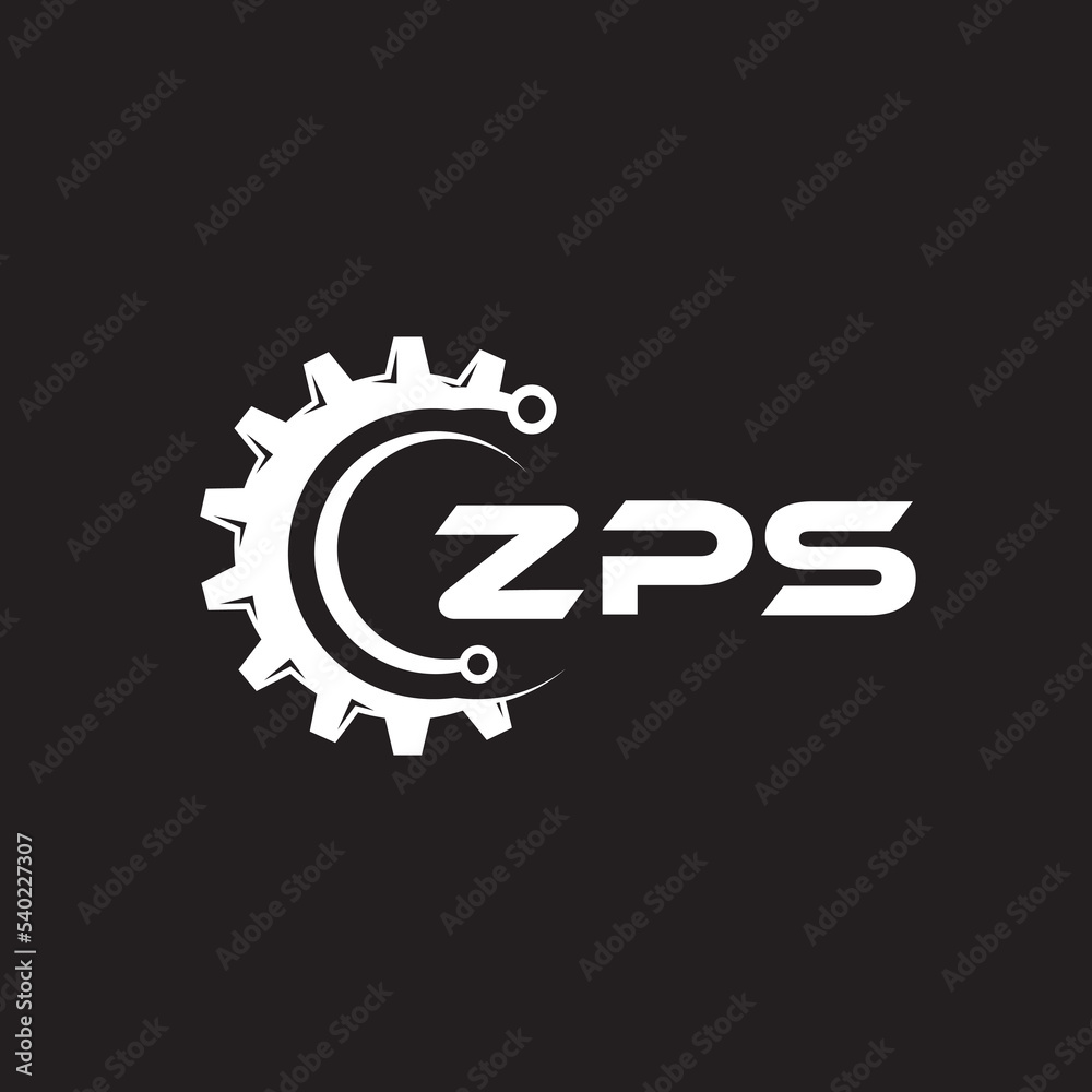 XPS letter technology logo design on black background. XPS creative ...