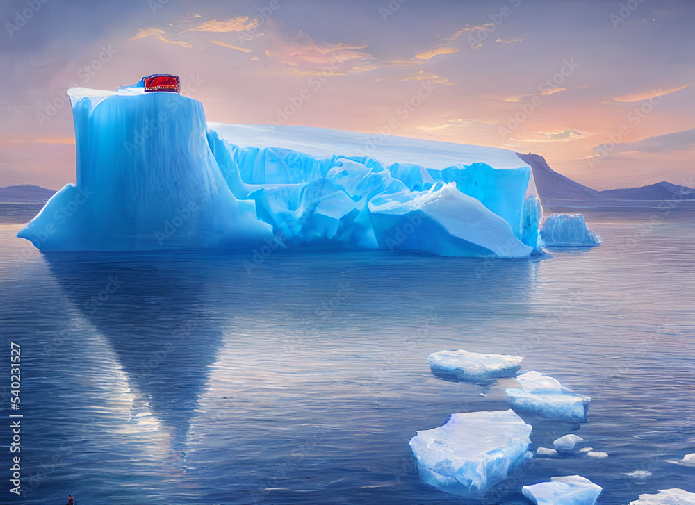 Arctic Frozen Climate Polar Snow Winter Iceberg Sea Glacier Ocean Sky ...