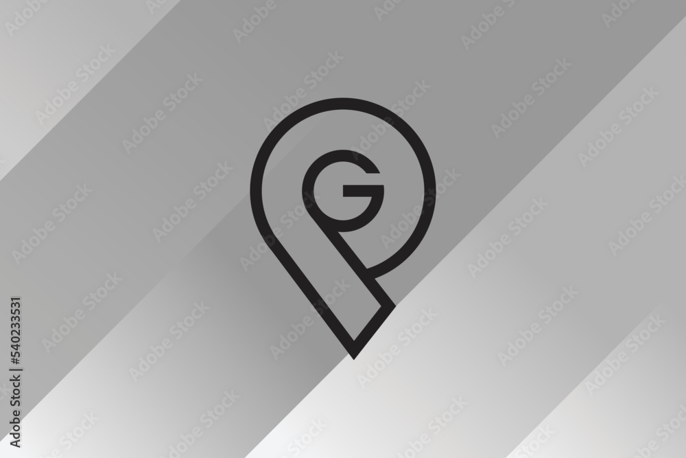 Minimal RG logo. Icon of a GR letter on a luxury background. Logo idea ...