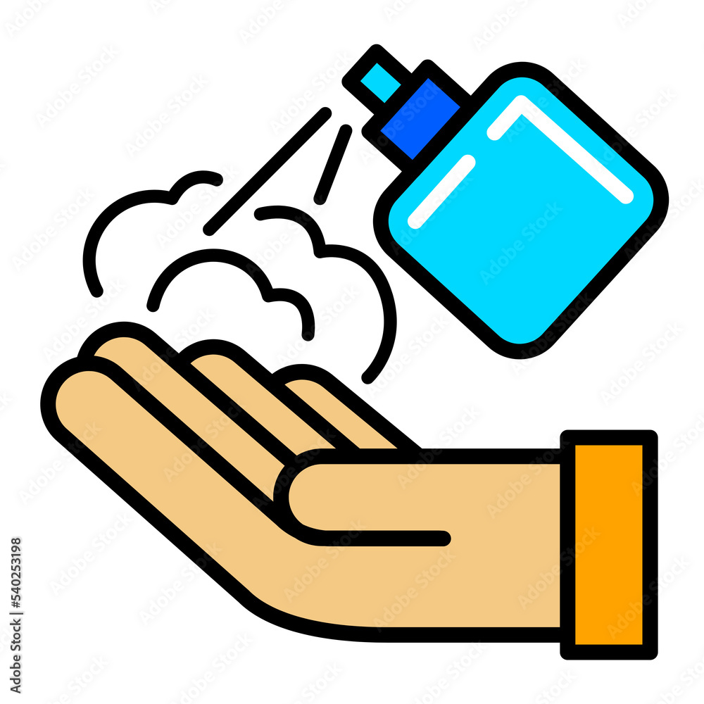 Hand Washing Png Format With Transparent Background Stock Illustration ...