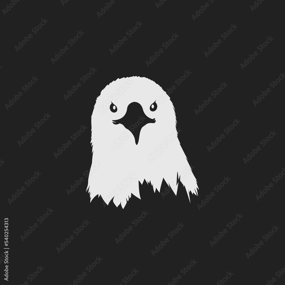 hawk bird silhouette illustration sign design Stock Vector | Adobe Stock