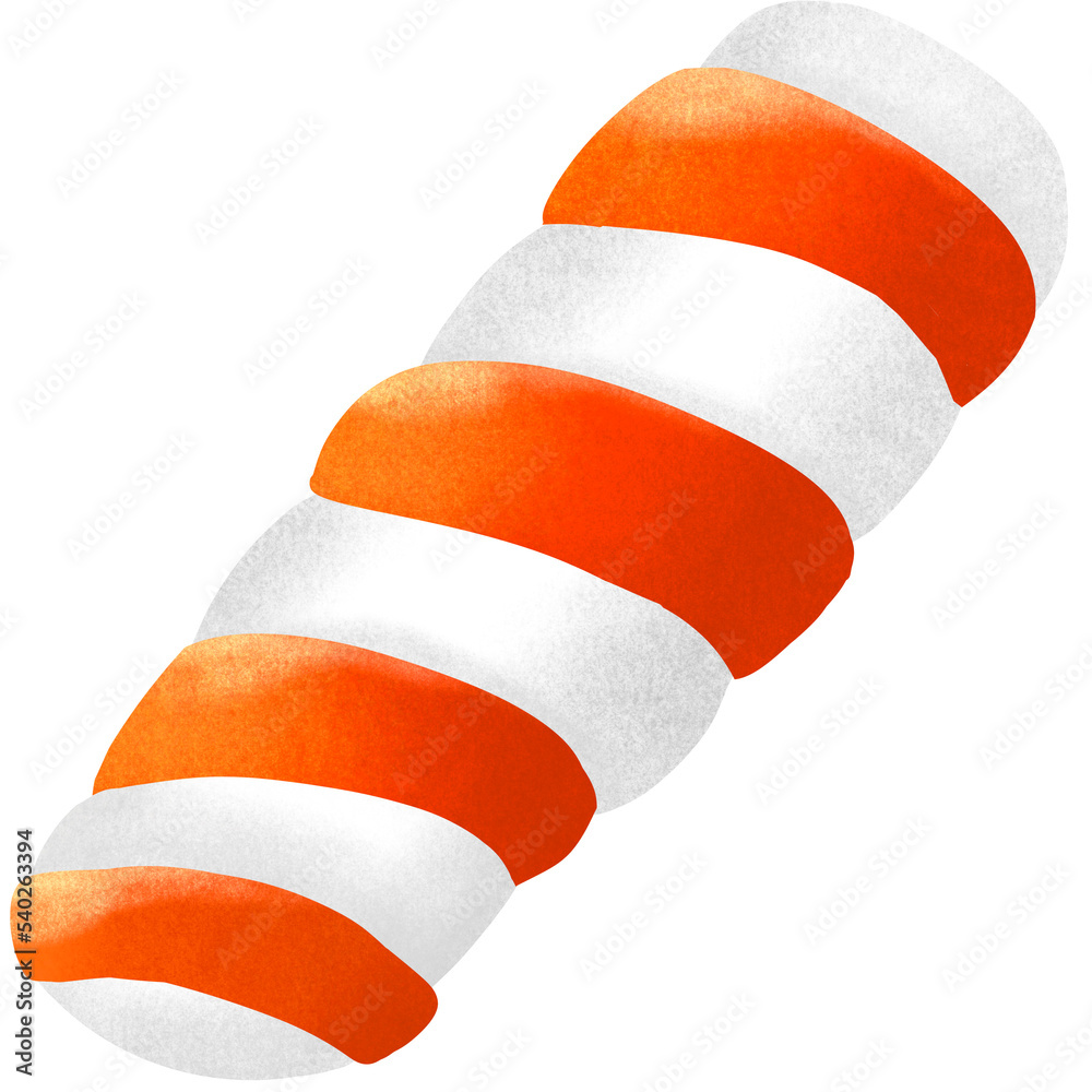 red and white stripe marshmallow. png clipart for decoration. Stock ...