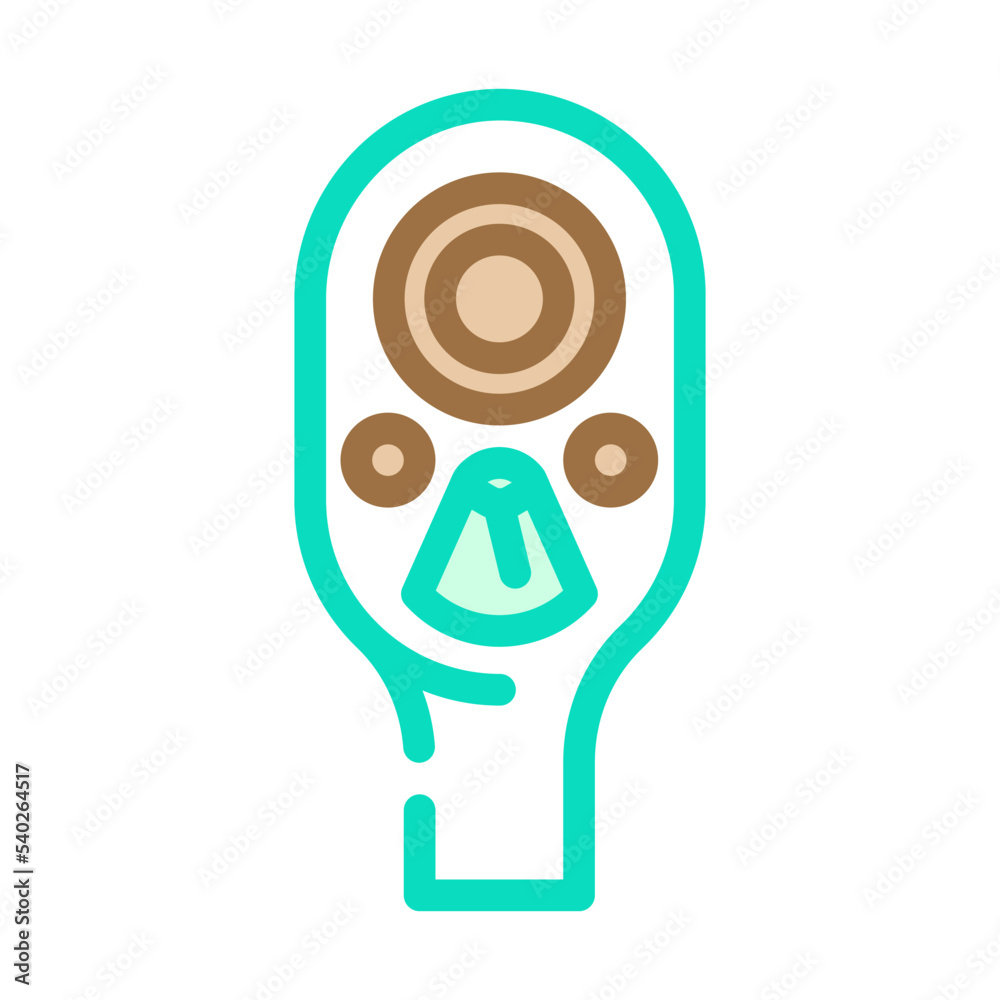 socket wrench color icon vector. socket wrench sign. isolated symbol ...