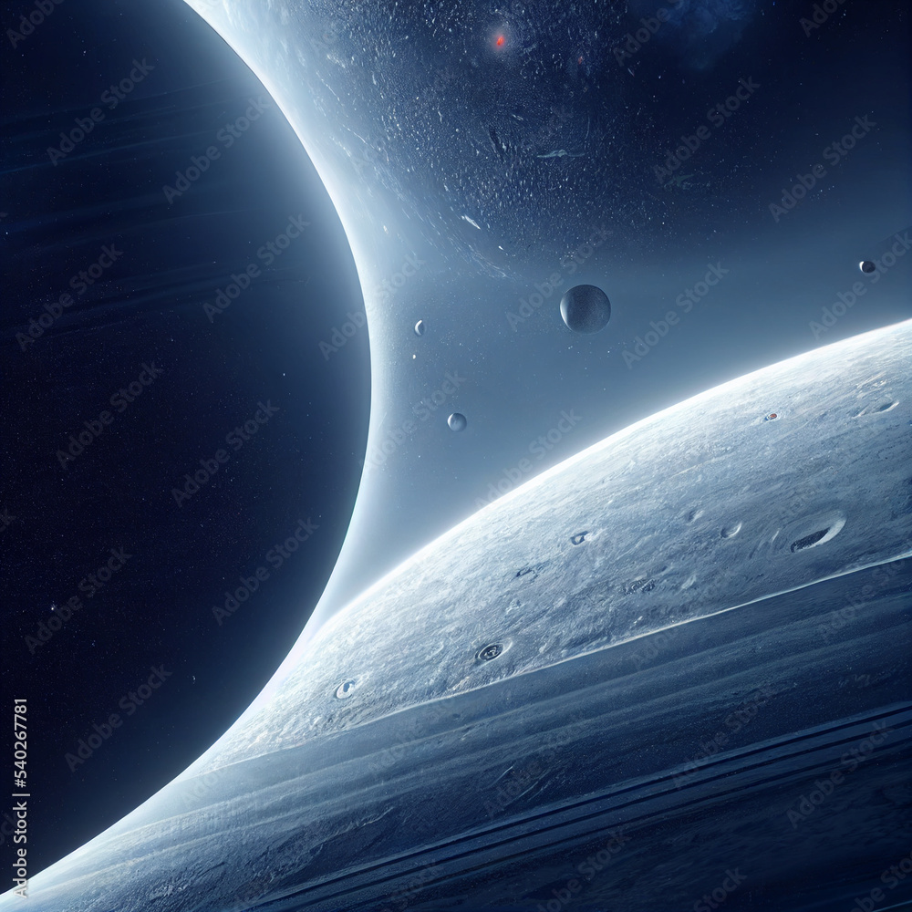 Mercury planet in space. Planet Mercury from Earth's orbit. Mercury's ...