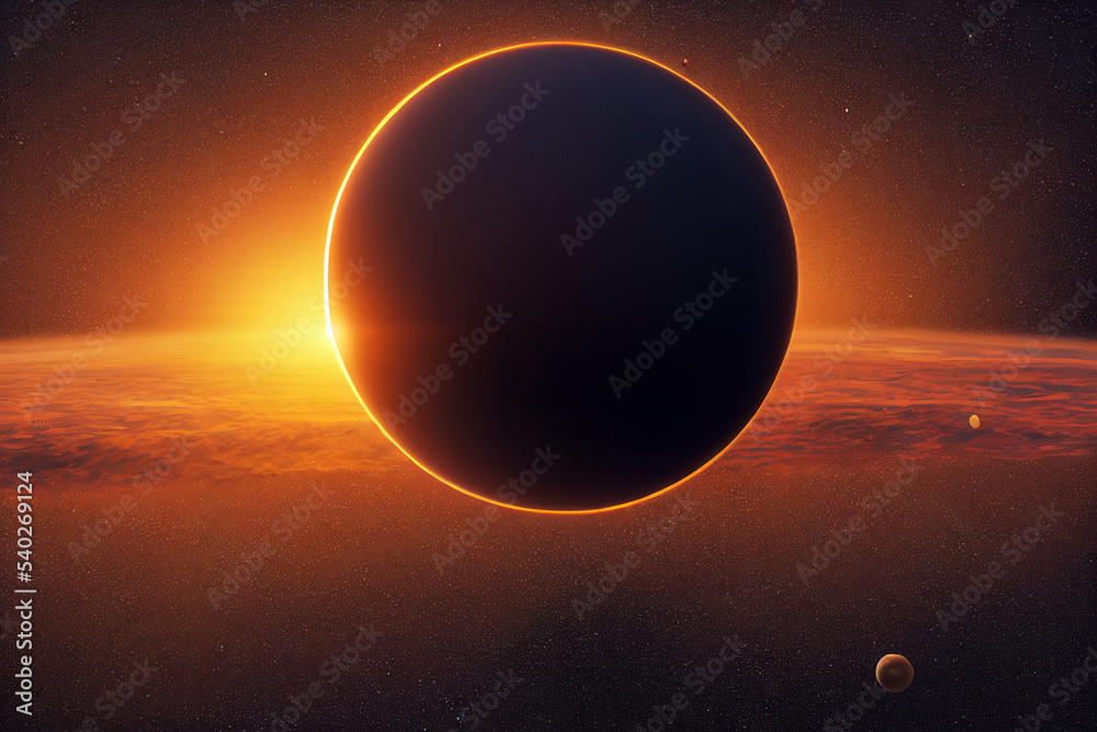 The planet venus in space. The planet Venus on a black background ...