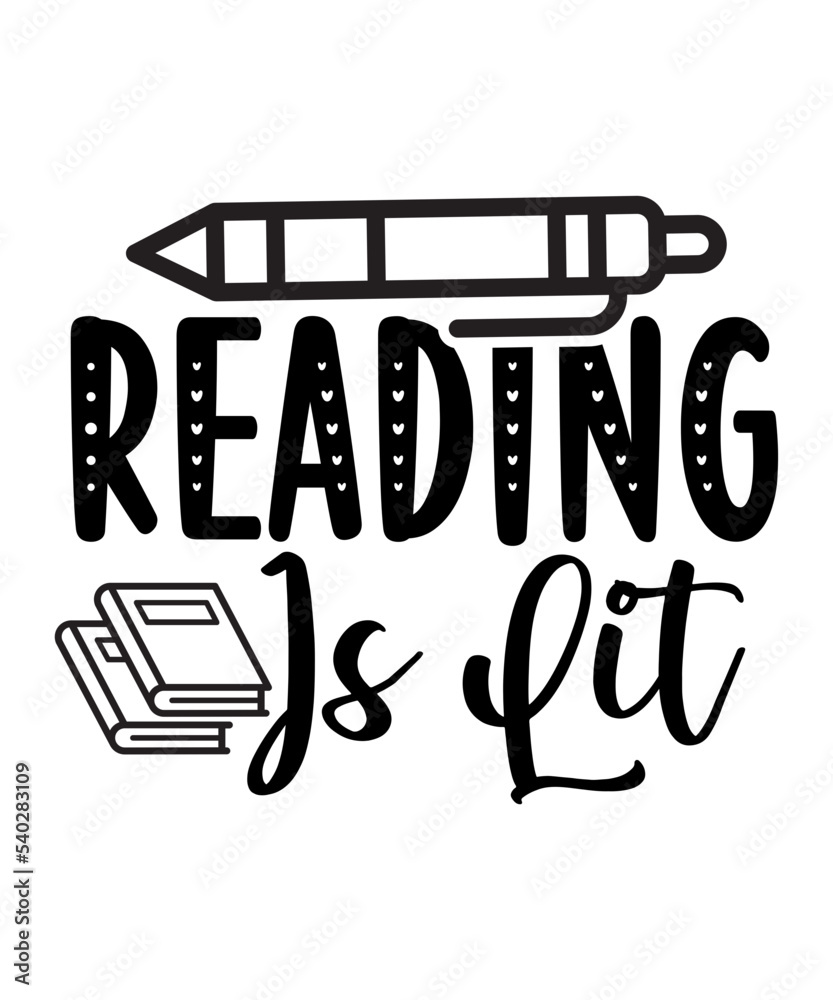 Books SVG, Reading SVG, Book Lover SVG, Librarian svg, Teacher Gift svg ...