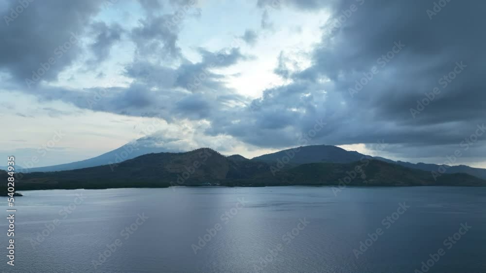 Clouds drift over beautiful, isolated islands found in the Lesser Sunda ...