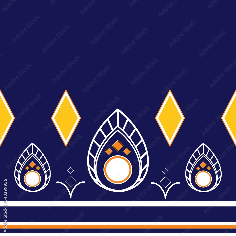 the first pattern that humans use to decorate cloth Distinctive with a ...