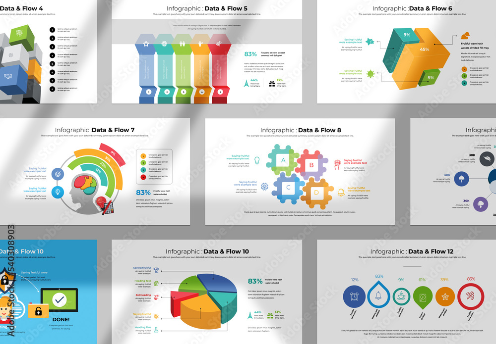 Infographic Stock Template | Adobe Stock