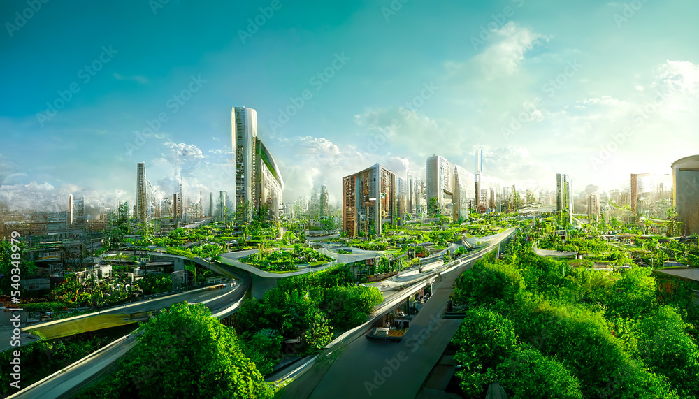 Sustainable City Concept