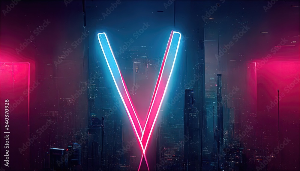 Concept art with an elegant, classy, retro design with an abstract ...
