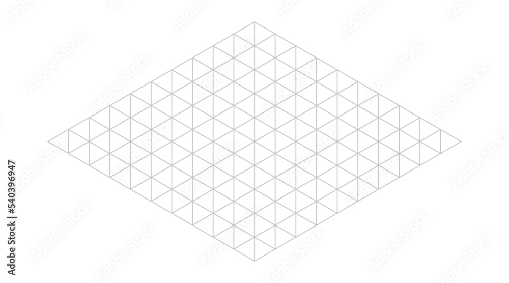 Isometric Grid Line Background Outline Isometric Template Pattern Hexagon And Triangles Line