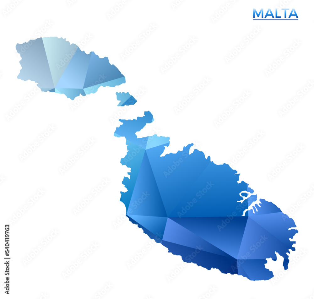 island of malta map