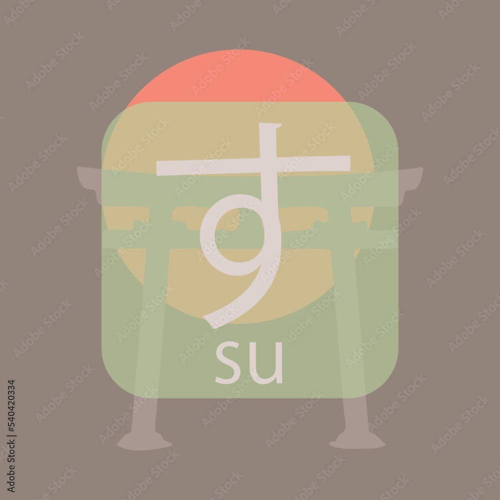 Poster Hiragana - Japanese basic characters handwritten table – Wall ...