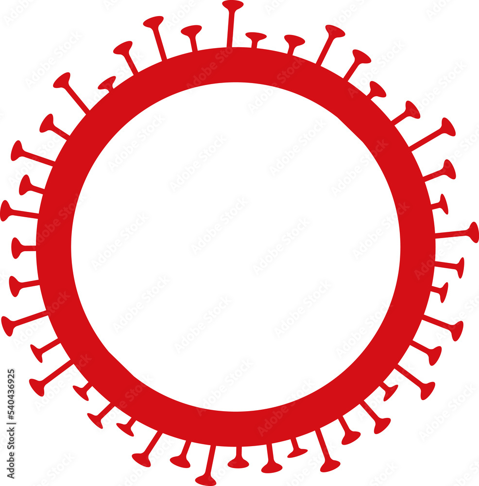 Circle germ icon illustration,, transparent backgrounds Stock ...