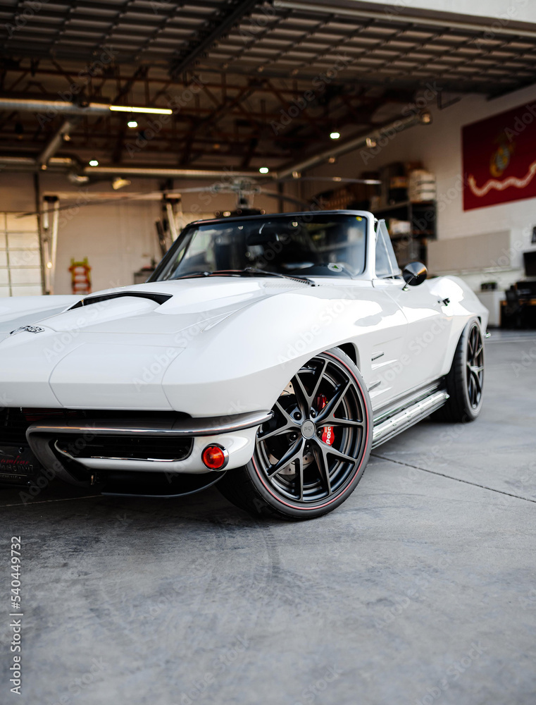 Los-Angeles, USA - August 2022: old retro american muscle car Chevrolet ...