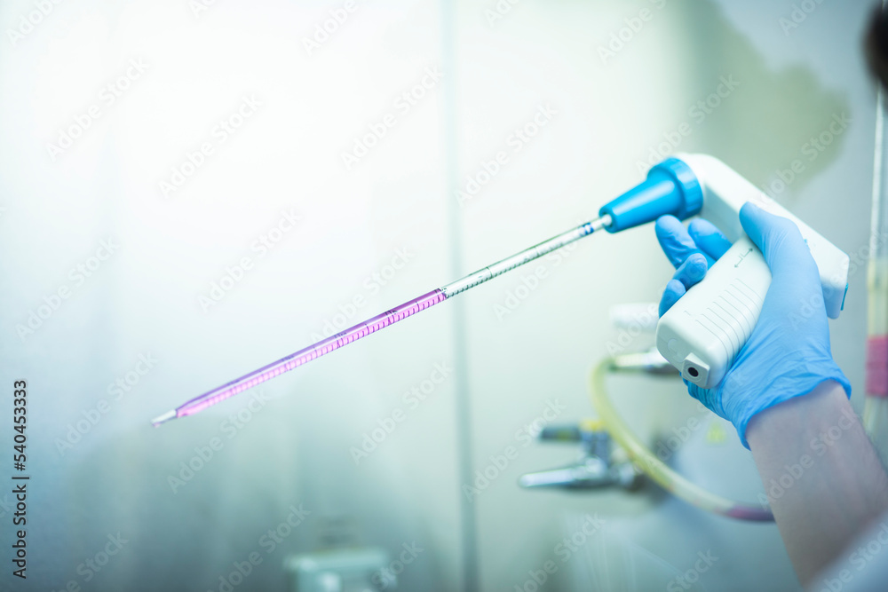 cell culture at the medicine and cell culture laboratory Stock Photo ...