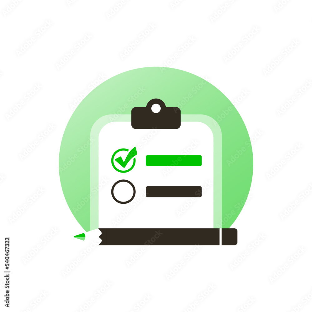 To Do list. Task list icon. Vector stock illustration. White isolated ...