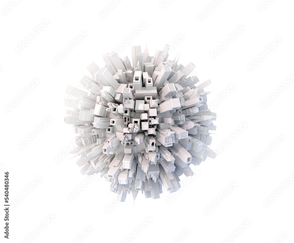 Tech ball, abstract meta ball, ball made of computer chips, technology ...