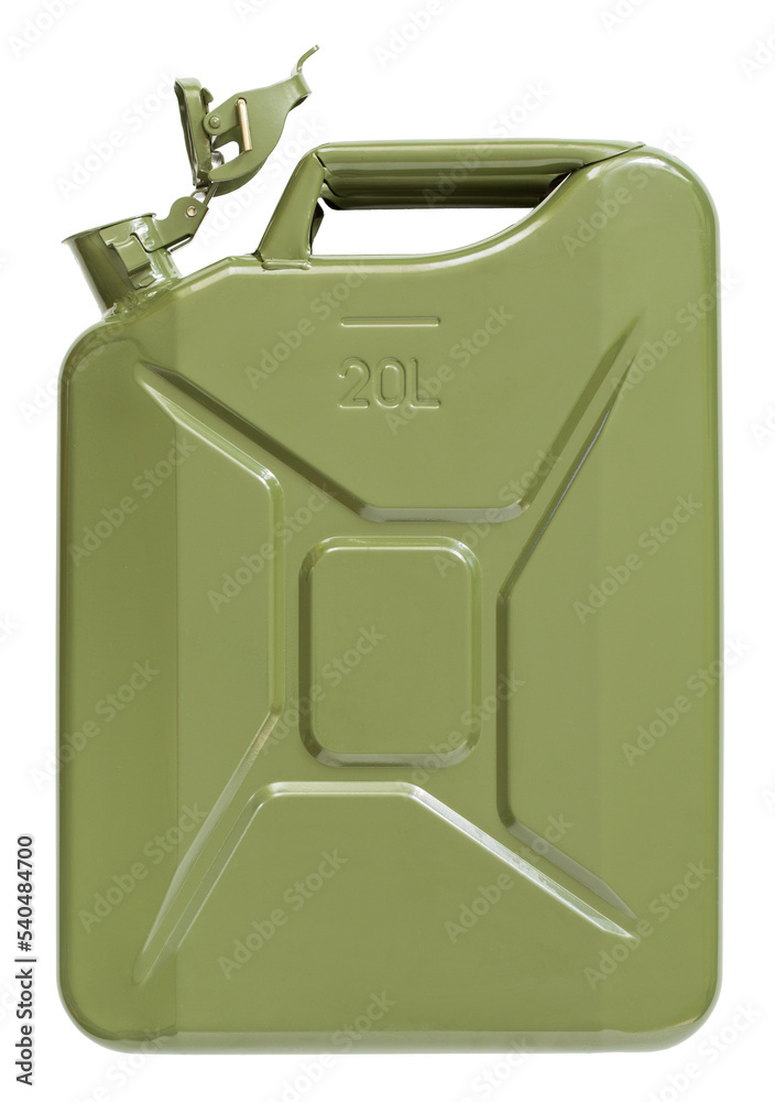 Jerrycan side view, PNG isolated on transparent background Stock Photo ...